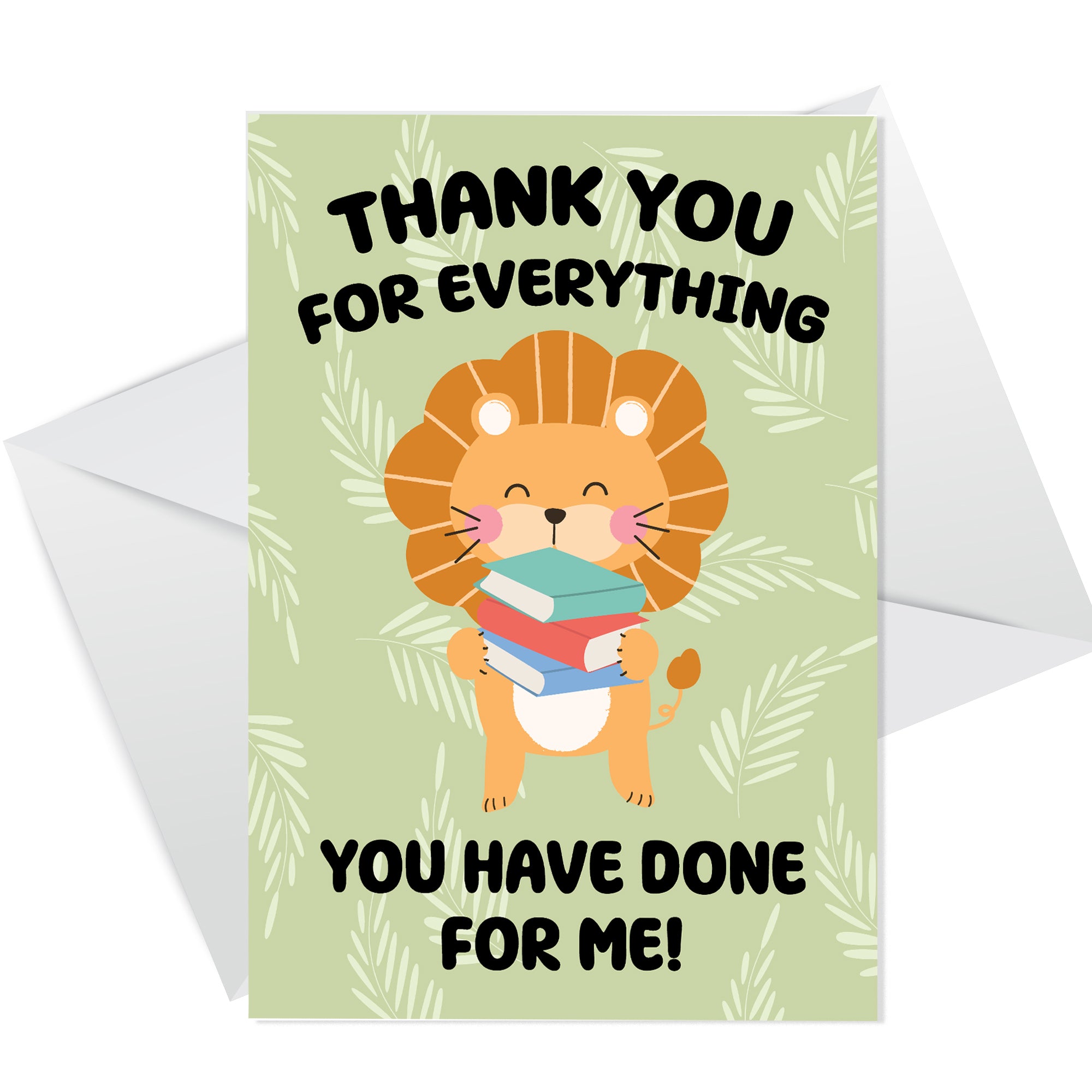 Teacher Leaving Card For Teacher TA End Of Year Thank You Cards – Red ...