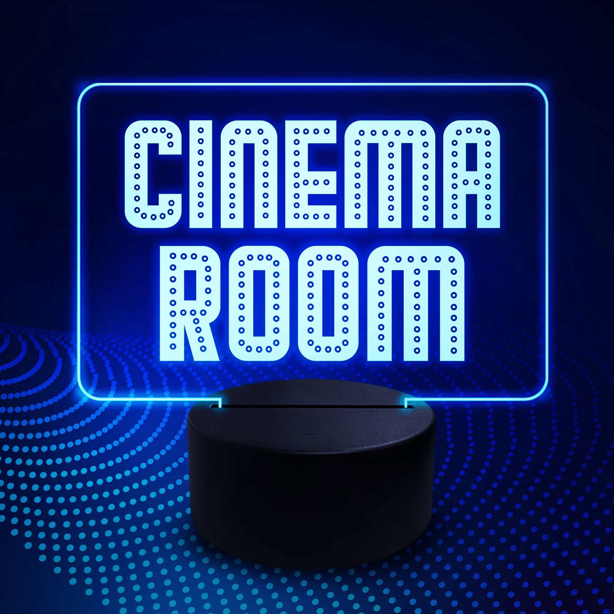 Novelty CINEMA Room Sign NEON Sign Movie Room Plaque Home – Red Ocean Gifts
