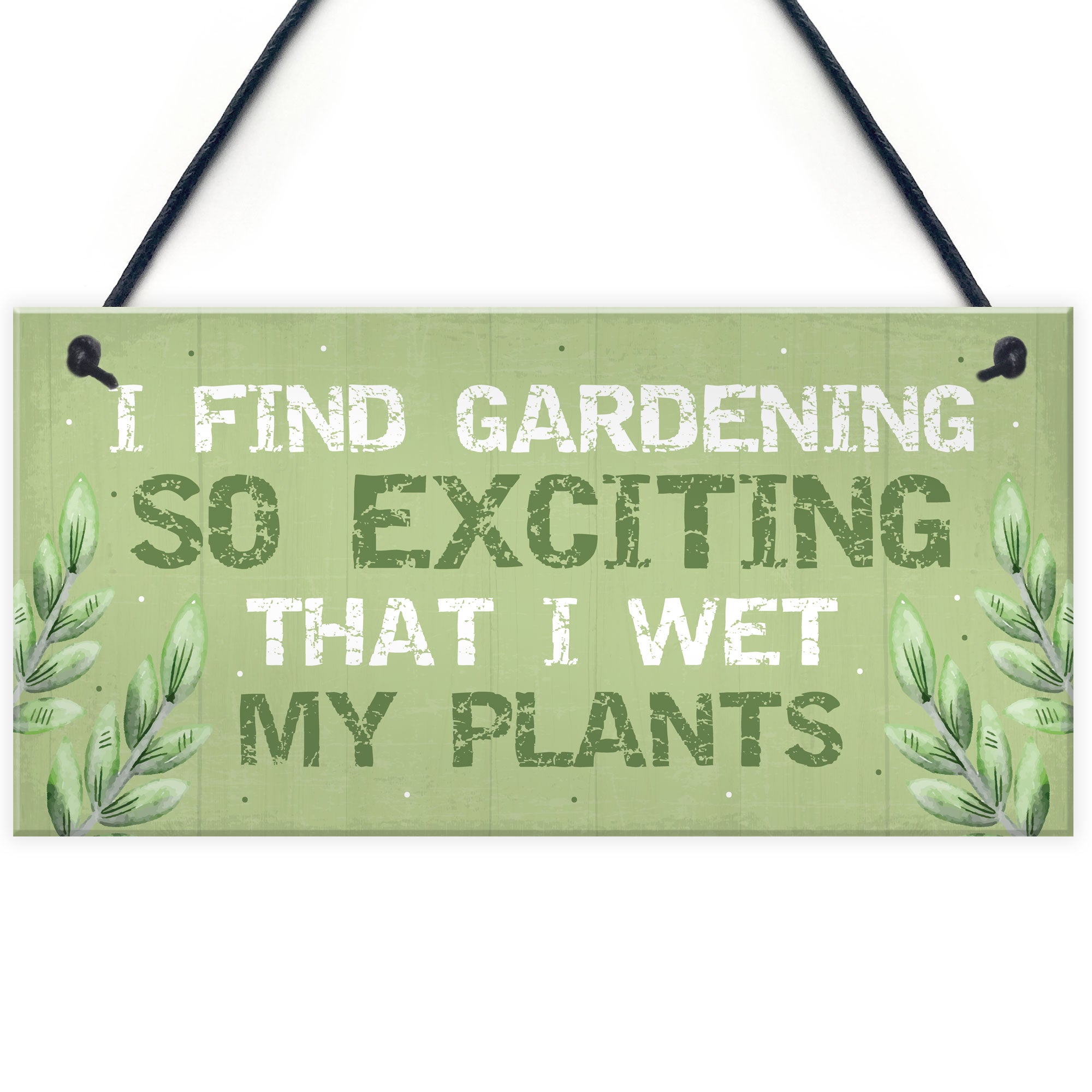 FUNNY Garden Sign Garden Plaque Summer House Sign Shed Plaque – Red ...