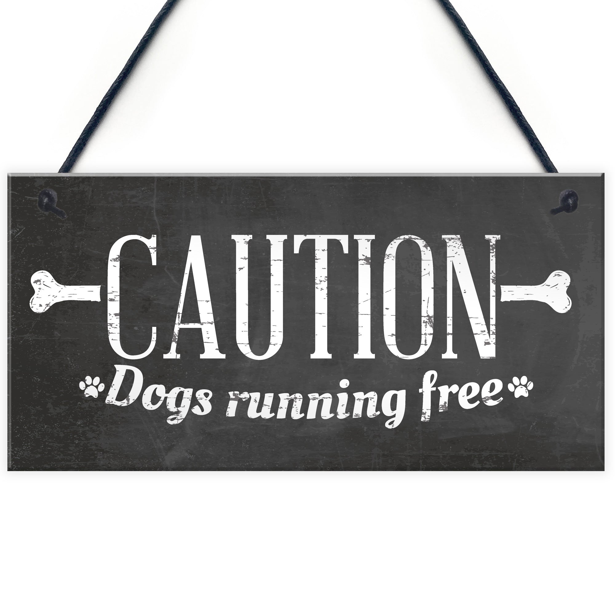 Caution Dogs Running Free Dog Warning Sign Security Garden – Red Ocean ...